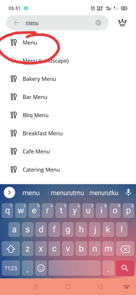 Cara membuat daftar menu di android atau komputer - Pesona Informatika