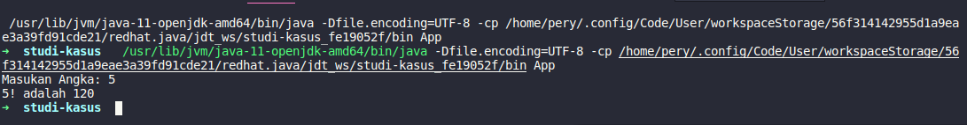 Program Mencari Bilangan Faktorial dengan Java - Pesona Informatika